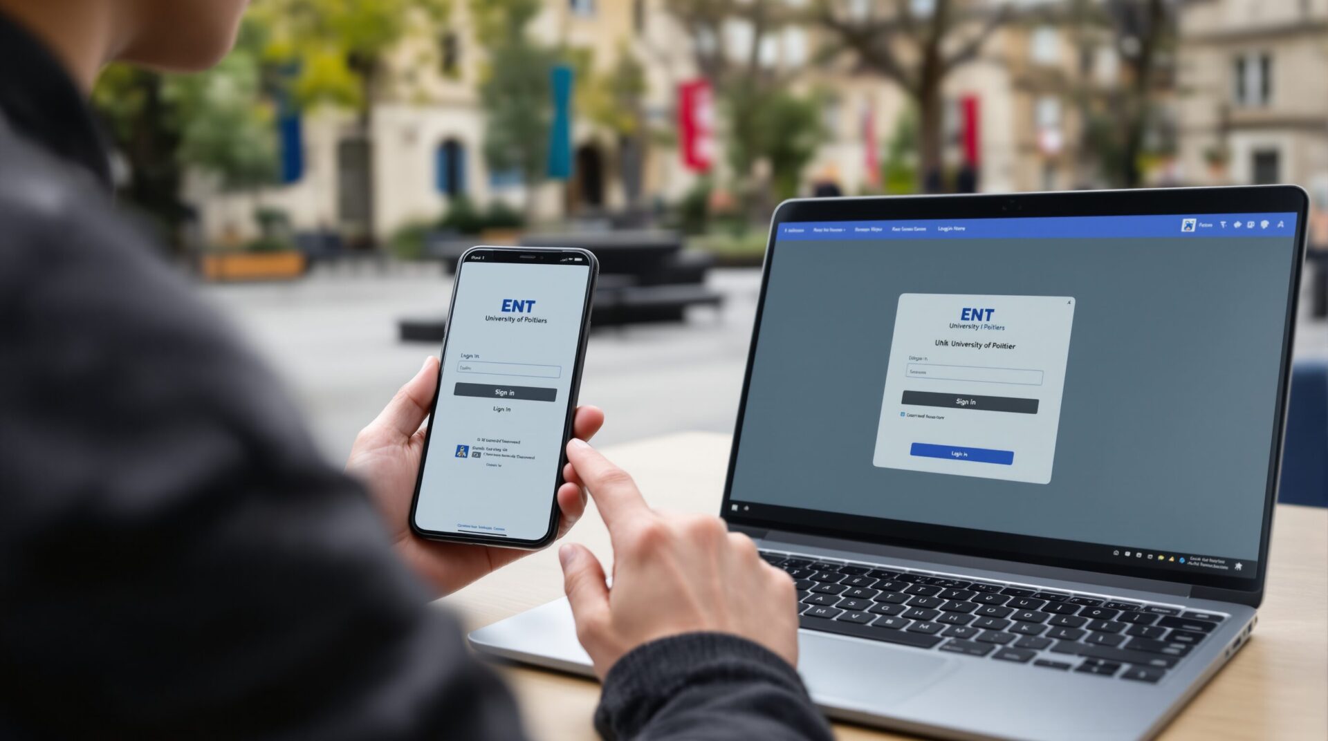 ent univ poitiers, accès rapide à Iris et compte SEL